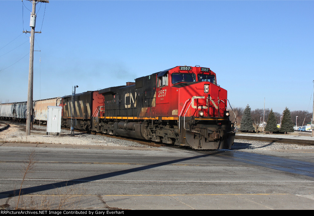Canadian National, CN 2557 and CN 2420